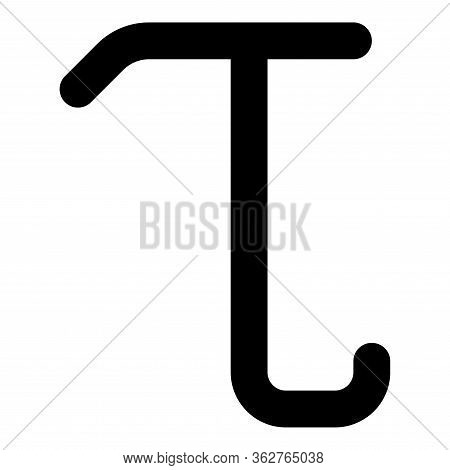 Tau Greek Symbol Vector & Photo (Free Trial) | Bigstock