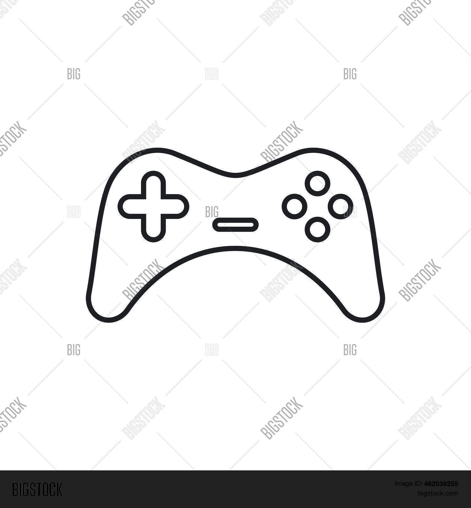 Game Icon Template Vector & Photo (Free Trial) | Bigstock