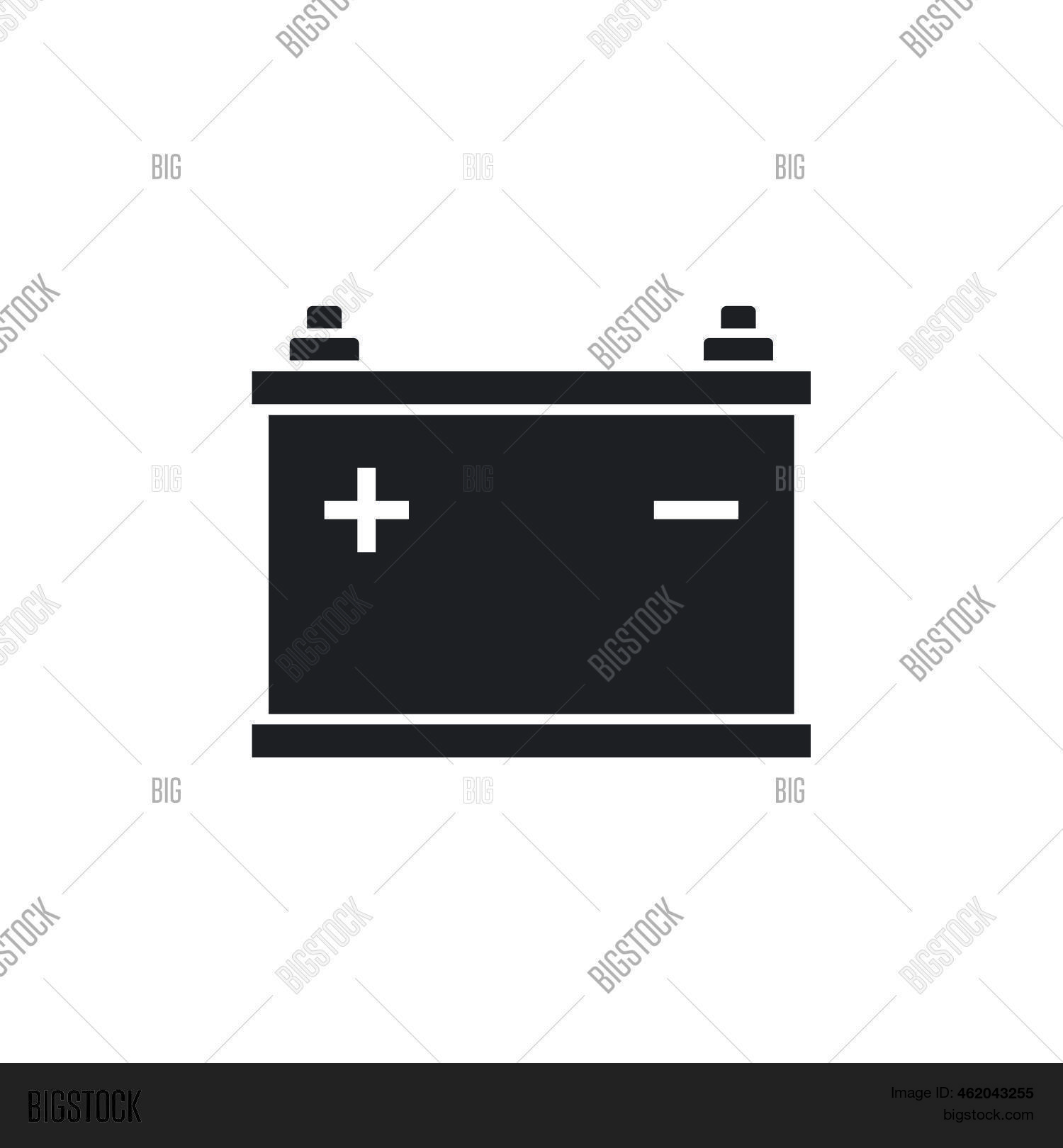 Car Battery Vector Vector & Photo (Free Trial) | Bigstock
