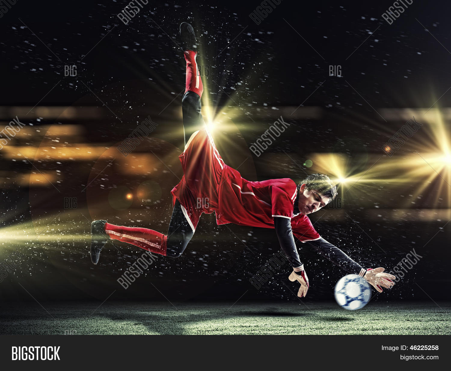Goalkeeper Catches Image & Photo (Free Trial) | Bigstock