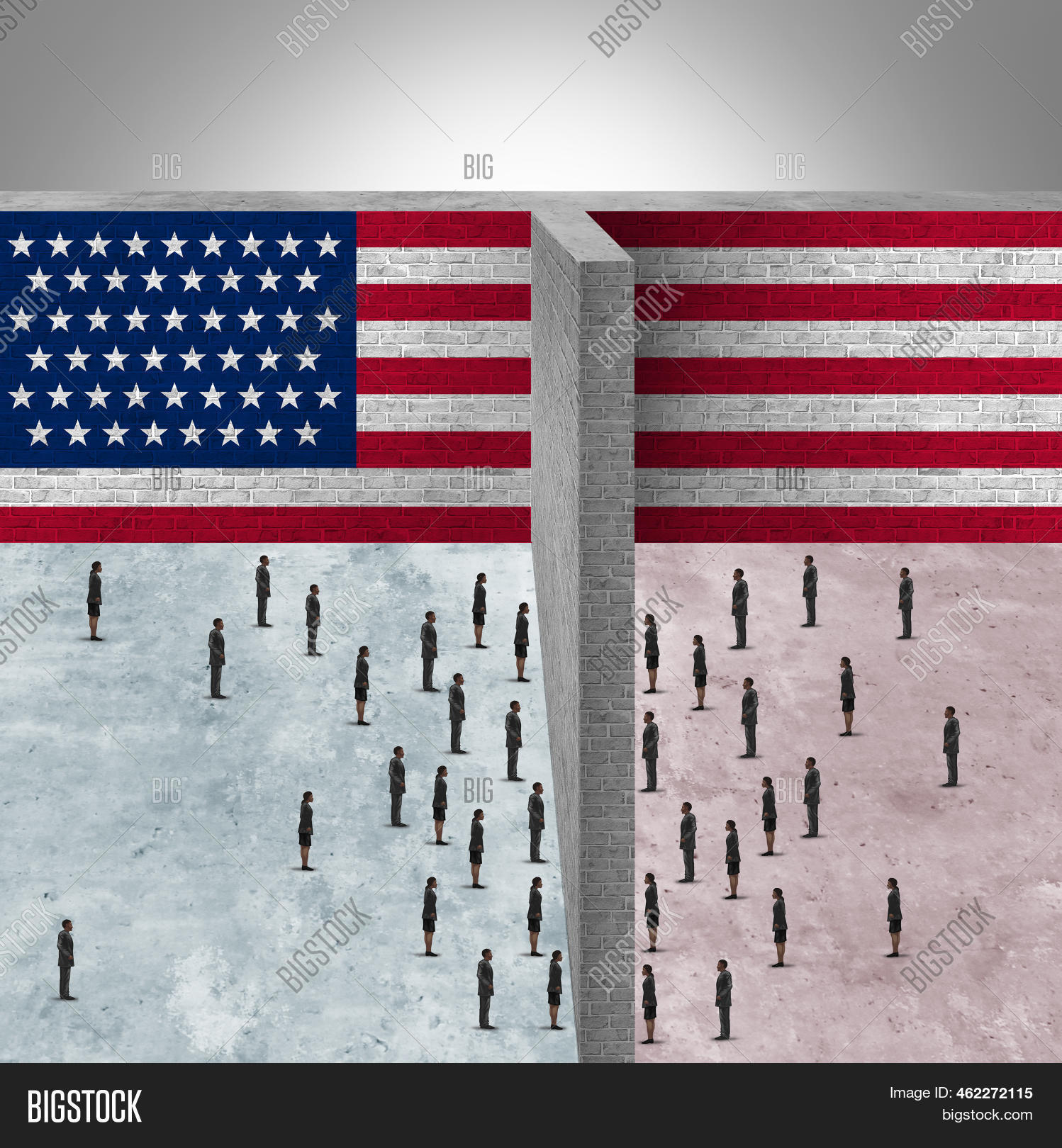 America Divided Image & Photo (Free Trial) | Bigstock