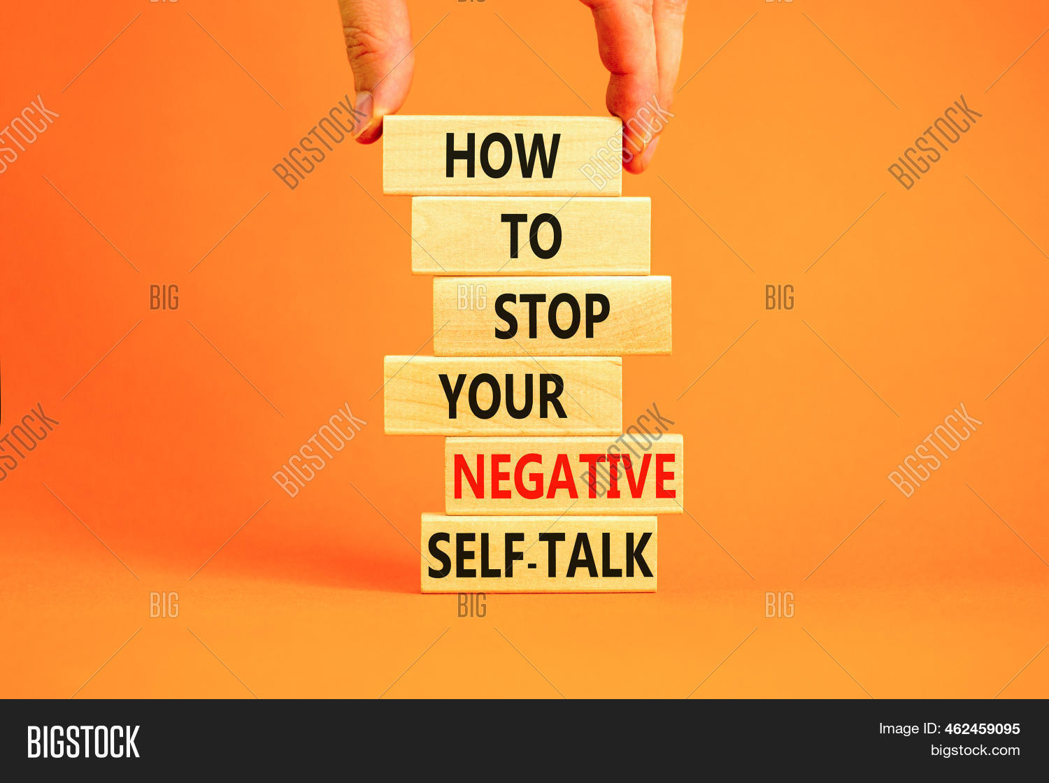 Stop Negative Self- Image & Photo (Free Trial) | Bigstock