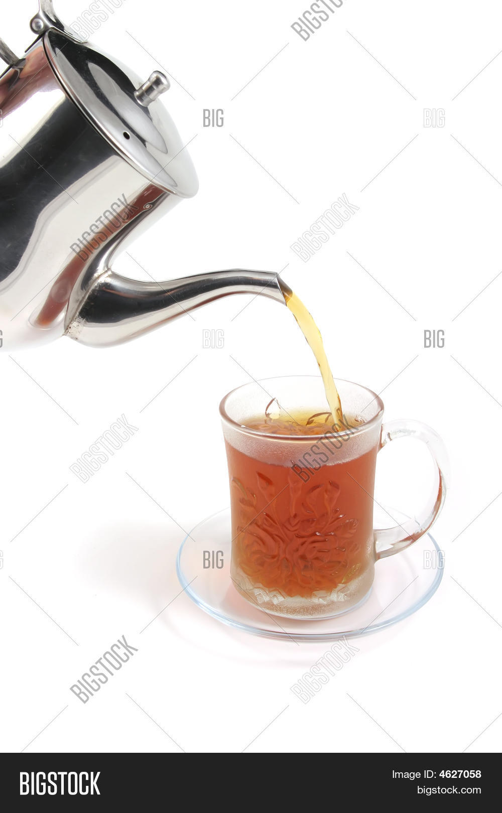 Tea Flow Kettle Cup Image & Photo (Free Trial) | Bigstock