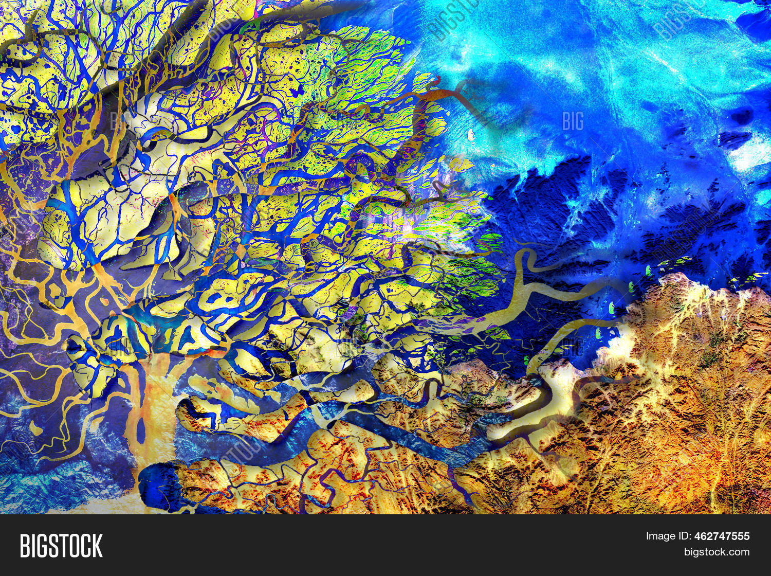 Collage River Delta Image & Photo (Free Trial) | Bigstock