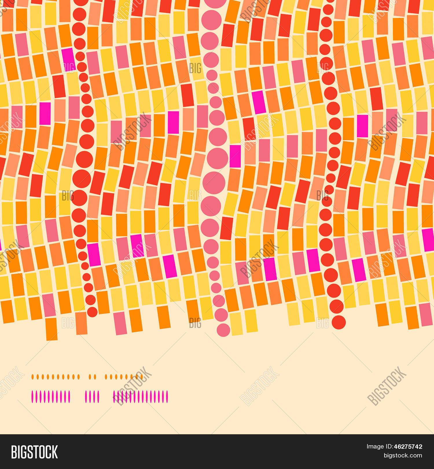 Fire Mosaic Tiles Vector & Photo (Free Trial) | Bigstock