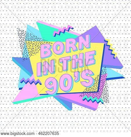 90s Style Poster. Vector & Photo (Free Trial) | Bigstock