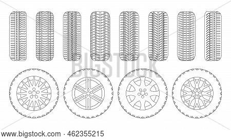 Tire Wheels Realistic Vector & Photo (Free Trial) | Bigstock