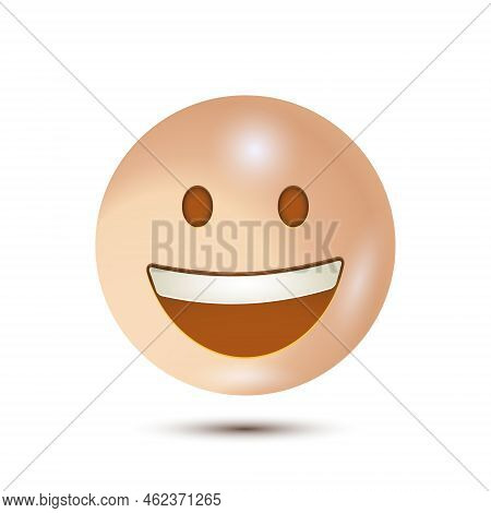 Grinning Face. Vector Vector & Photo (Free Trial) | Bigstock