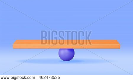 3d Seesaw Scales Vector & Photo (Free Trial) | Bigstock