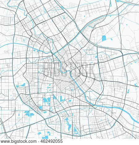 Tianjin Vector Map. Vector & Photo (Free Trial) | Bigstock