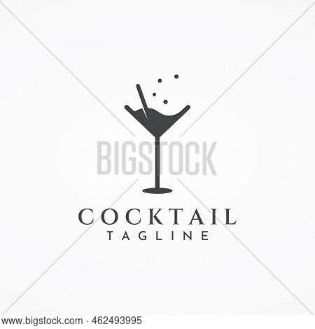 Alcohol Cocktail Logo Vector & Photo (Free Trial) | Bigstock