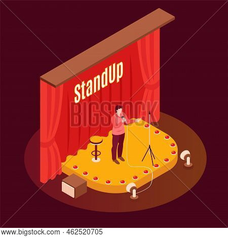 Male Standup Comedian Vector & Photo (Free Trial) | Bigstock