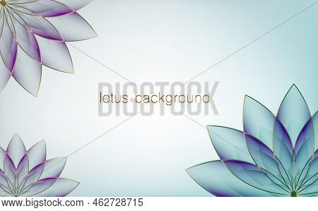 Lotus Banner Template Vector & Photo (Free Trial) | Bigstock