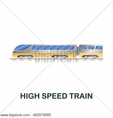 High Speed Train Icon Vector & Photo (Free Trial) | Bigstock