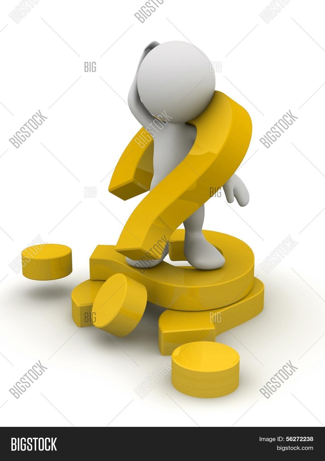 3d Human Red Question Image & Photo (Free Trial) | Bigstock