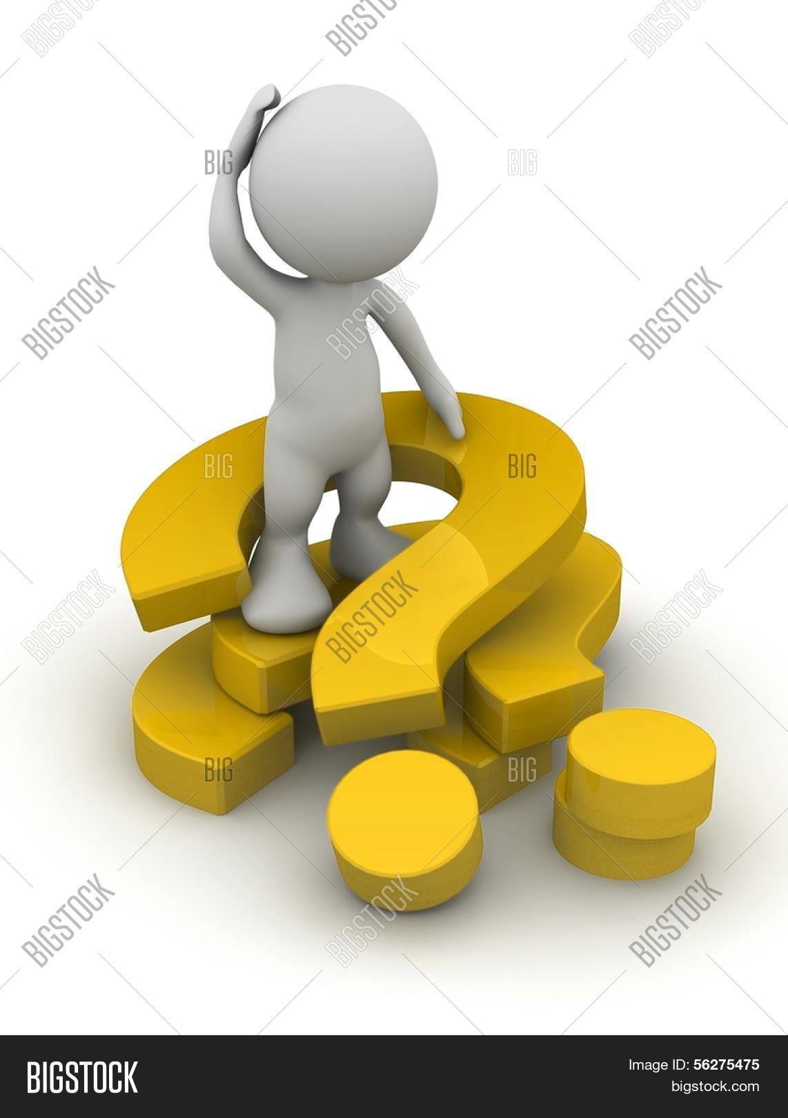 3d Human Red Question Image & Photo (Free Trial) | Bigstock