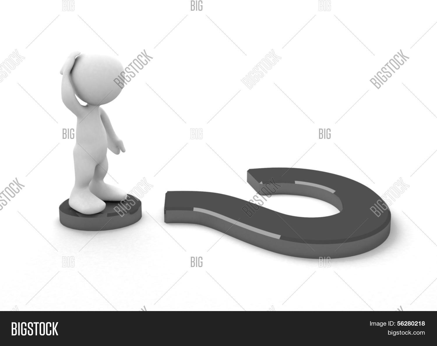 3d Human Question Mark Image & Photo (Free Trial) | Bigstock