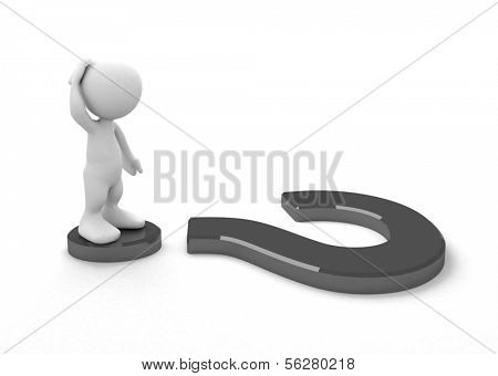 3d Human Question Mark Image & Photo (Free Trial) | Bigstock