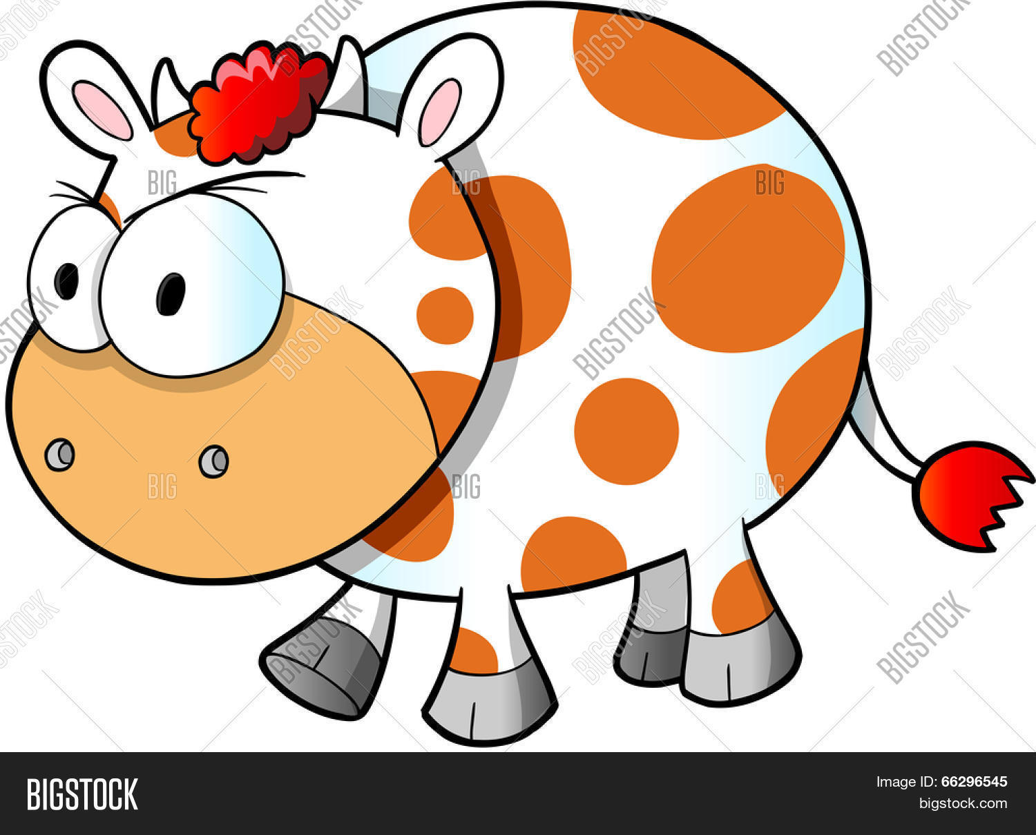Mad Angry Cow Vector Vector & Photo (Free Trial) | Bigstock