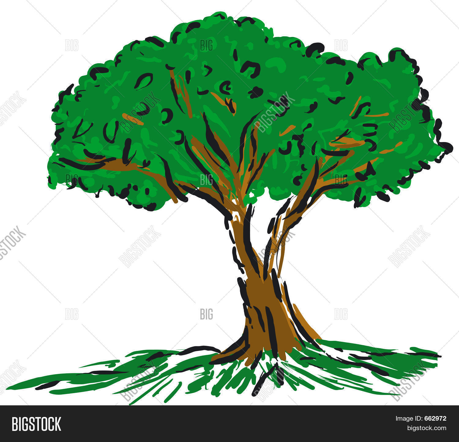 Cartoon Tree Image & Photo (Free Trial) | Bigstock