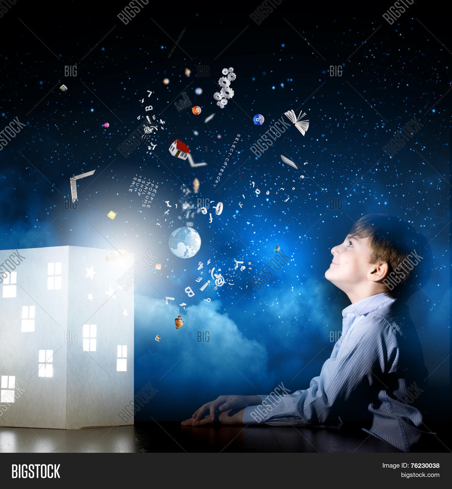 Cute Little Boy Dark Image & Photo (Free Trial) | Bigstock