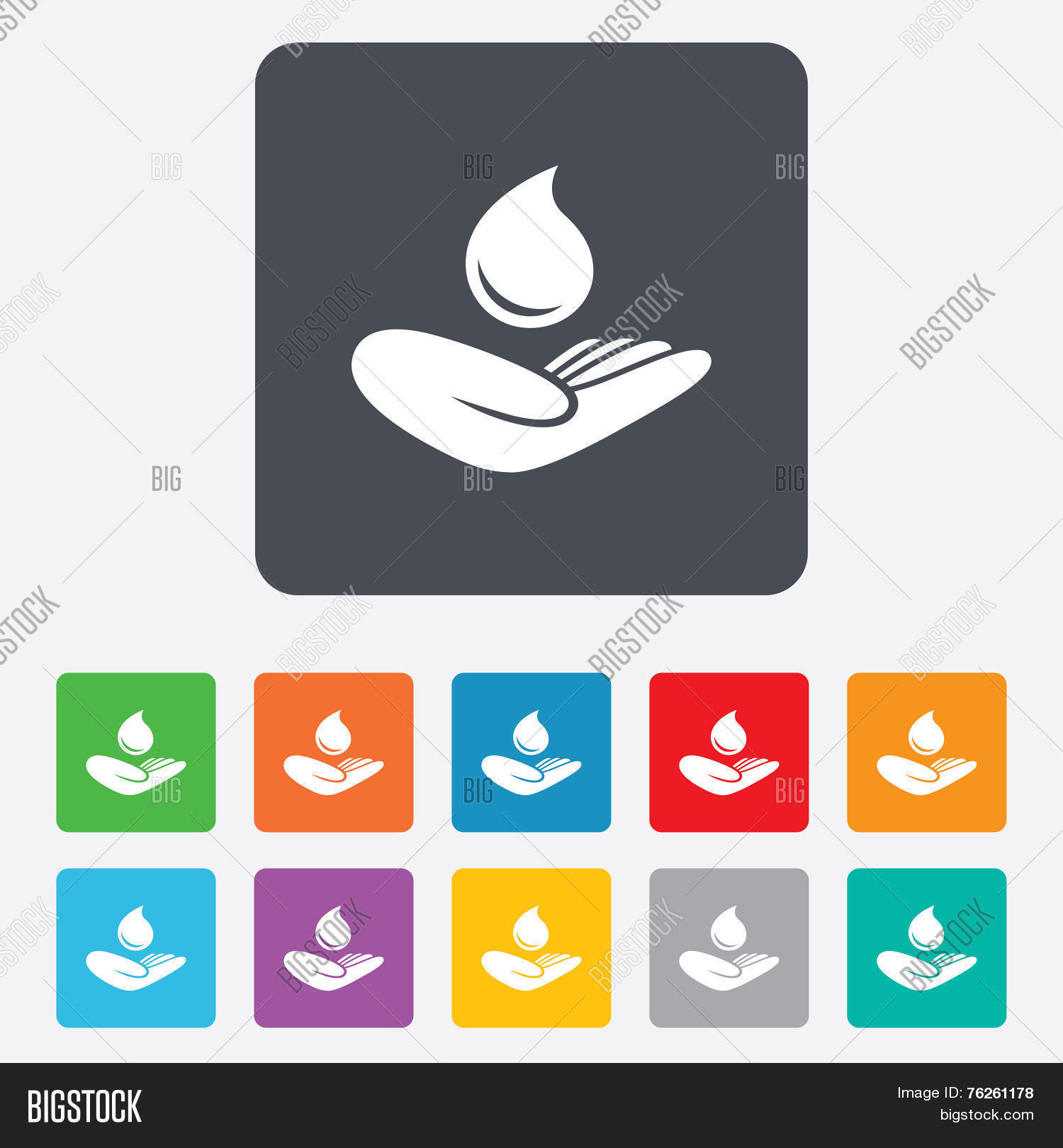 Save Water Sign. Hand Vector & Photo (Free Trial) | Bigstock