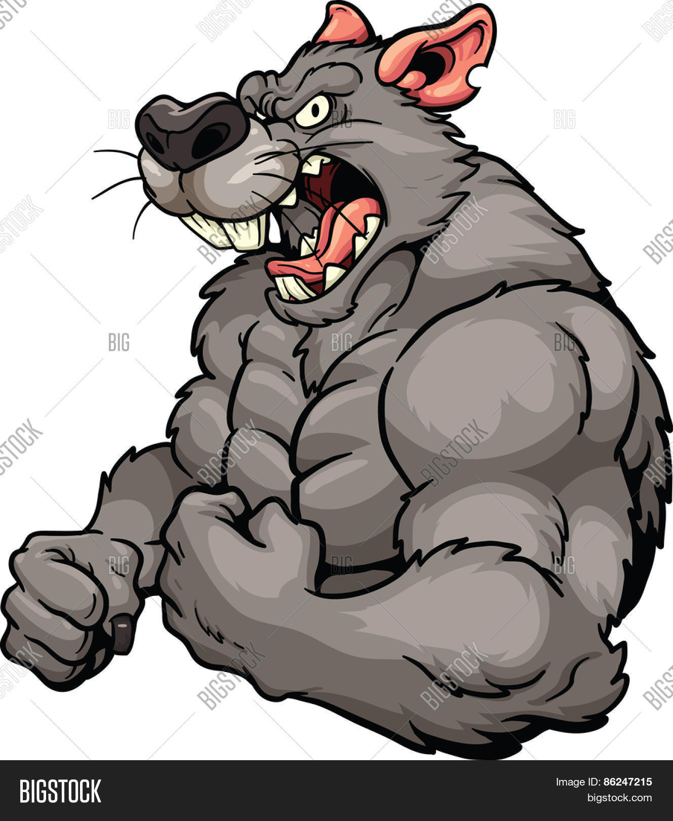 Angry Rat Mascot. Vector & Photo (Free Trial) | Bigstock