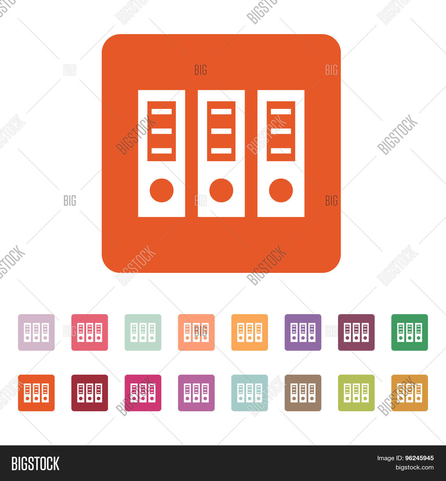 Archive Folder Icon. Vector & Photo (Free Trial) | Bigstock