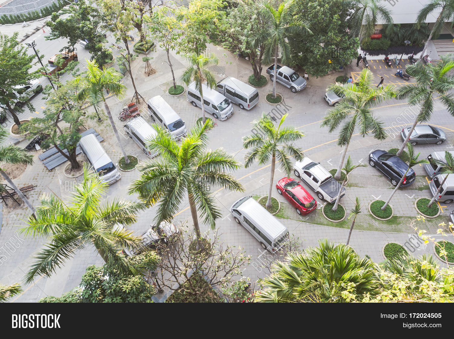 Overhead View Parking Image & Photo (Free Trial) | Bigstock