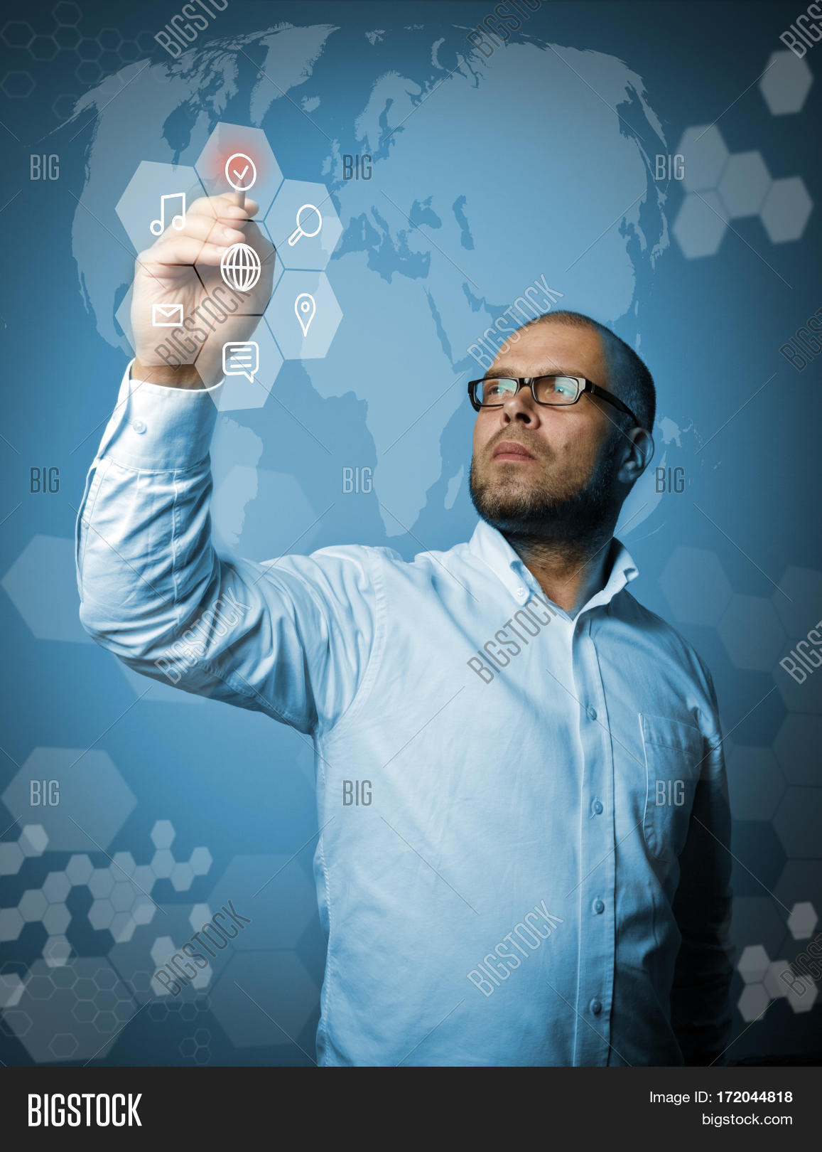 Man White Marking. Image & Photo (Free Trial) | Bigstock