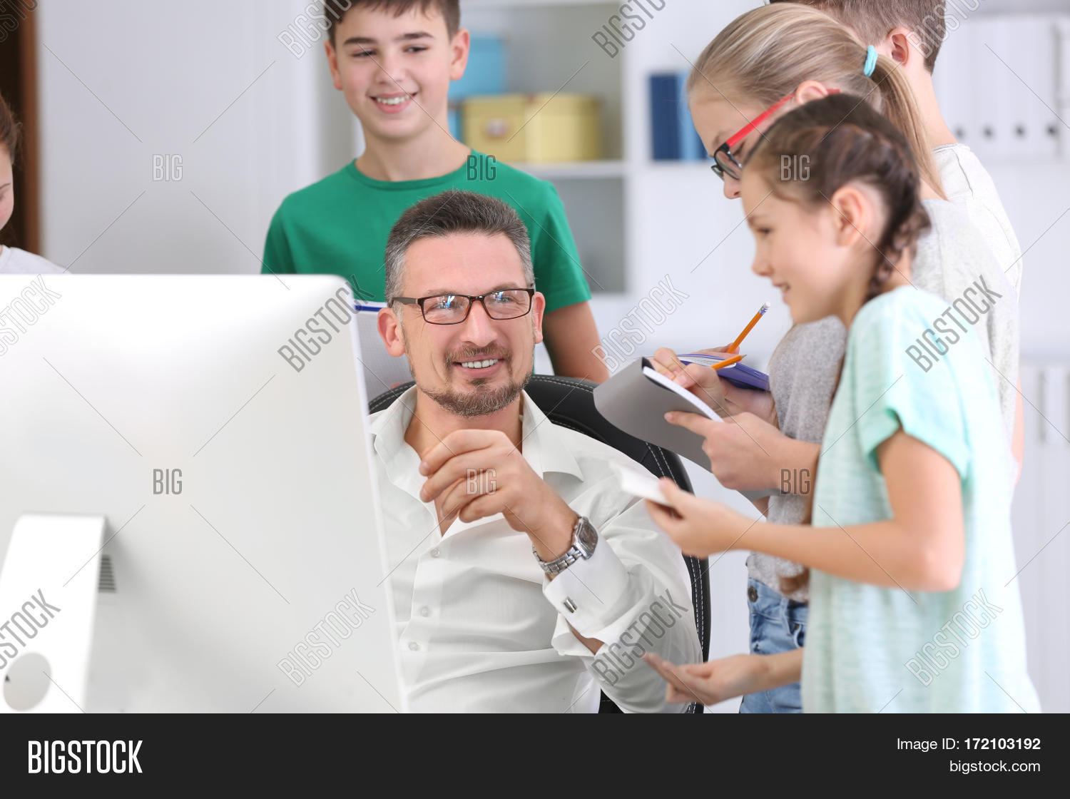 Male Teacher Working Image & Photo (Free Trial) | Bigstock