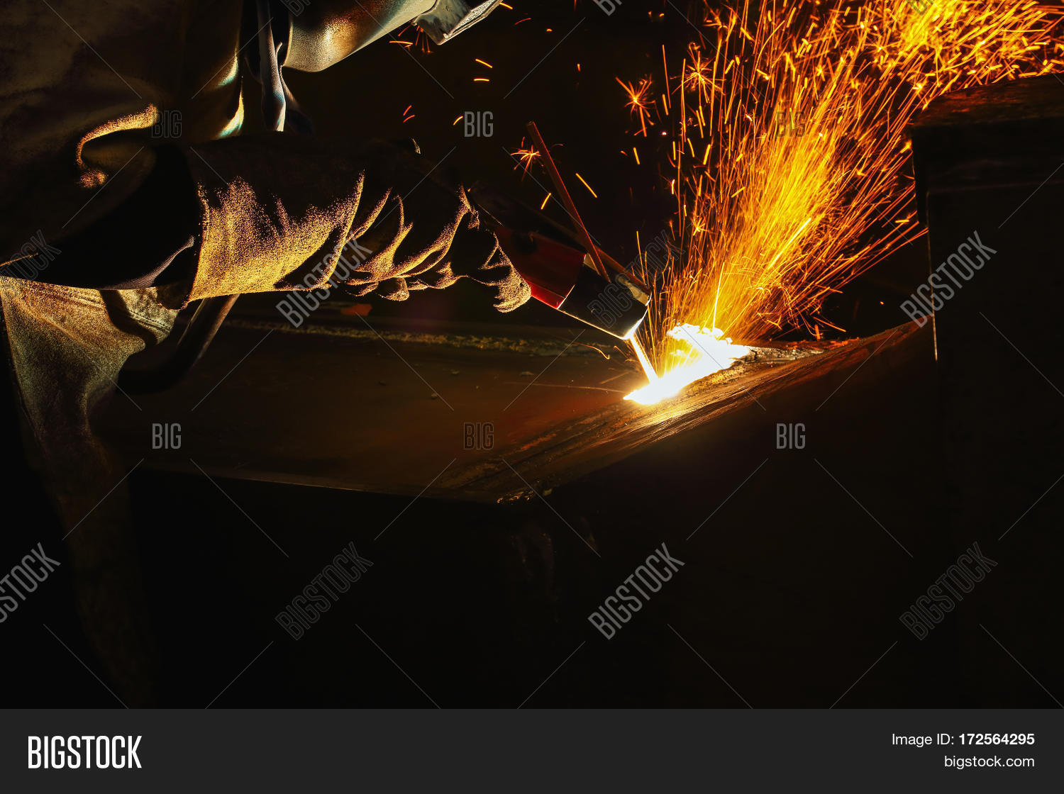Welder Arc Gouging Image & Photo (Free Trial) | Bigstock