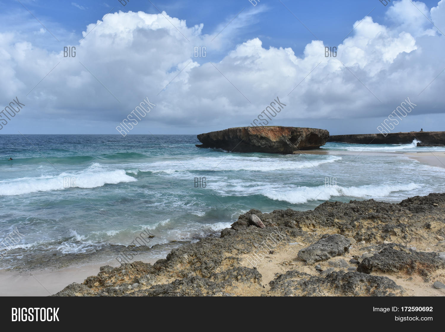 Lava Rock Cliff Over Image & Photo (Free Trial) | Bigstock