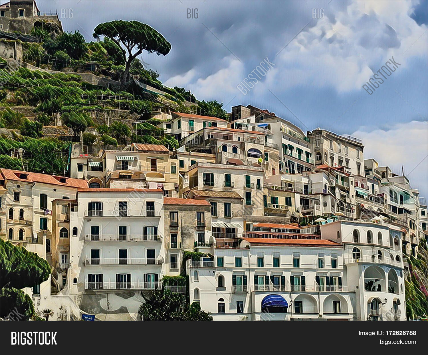 Old Italian Town On Image & Photo (Free Trial) | Bigstock