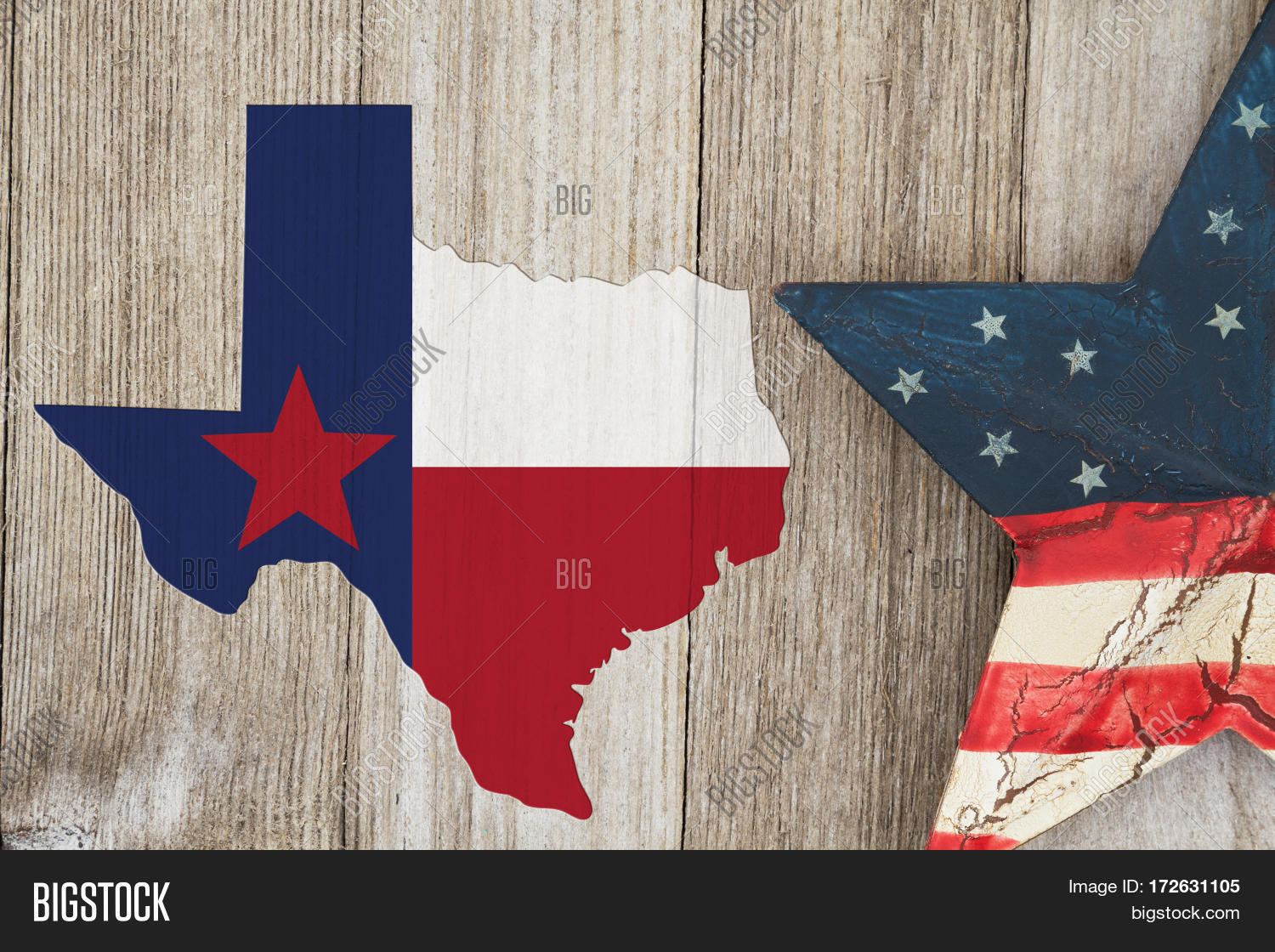 Map Texas Texas Flag Image & Photo (Free Trial) | Bigstock