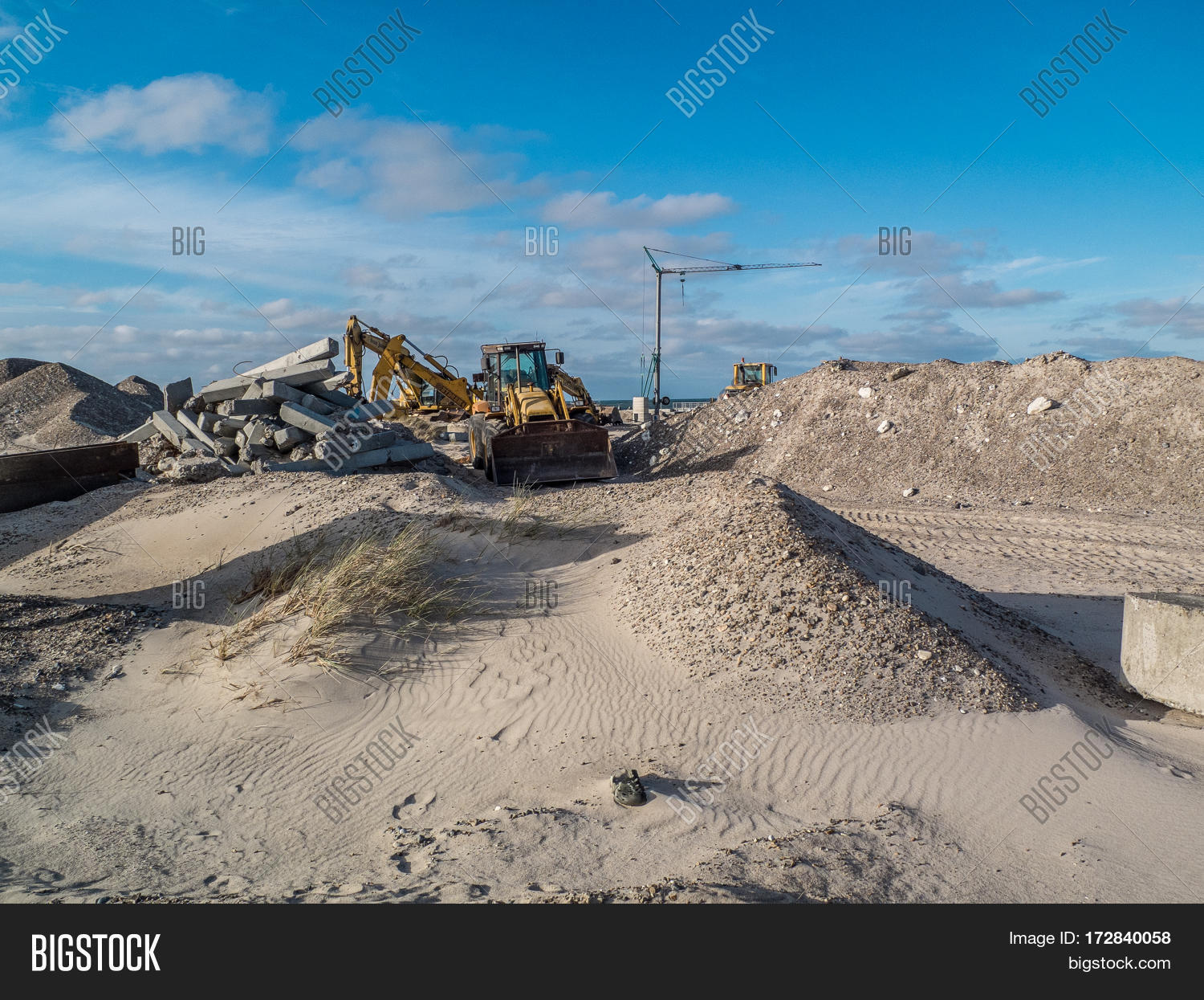 Beach Construction Image & Photo (Free Trial) | Bigstock