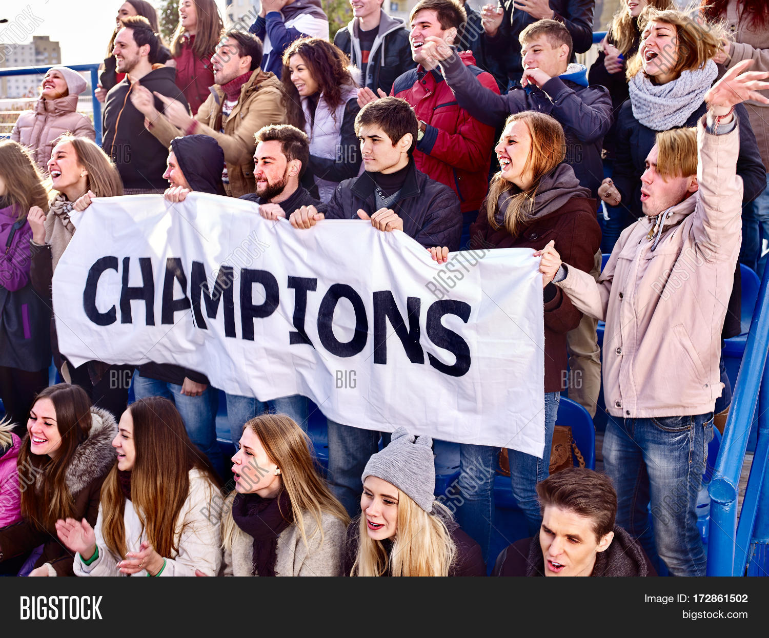 Fans Cheering Stadium Image & Photo (Free Trial) | Bigstock