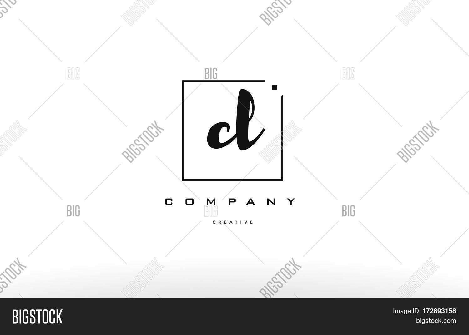 Cl C L Hand Writing Vector & Photo (Free Trial) | Bigstock