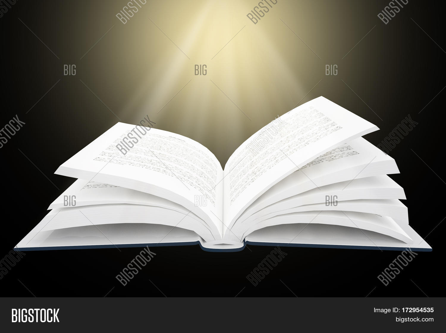 3D Rendering Open Book Image & Photo (Free Trial) | Bigstock