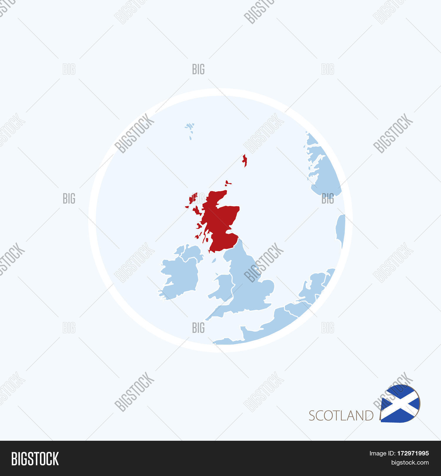 Map Icon Scotland. Vector & Photo (Free Trial) | Bigstock