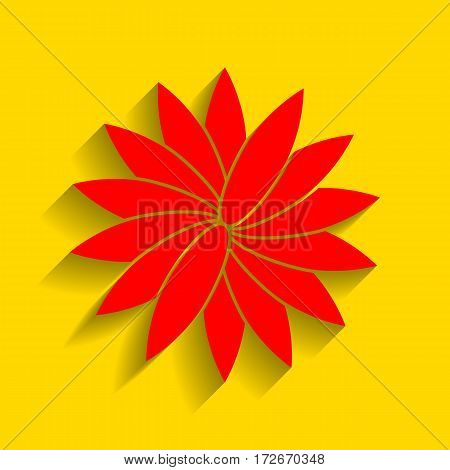 Flower Sign. Vector. Vector & Photo (Free Trial) | Bigstock