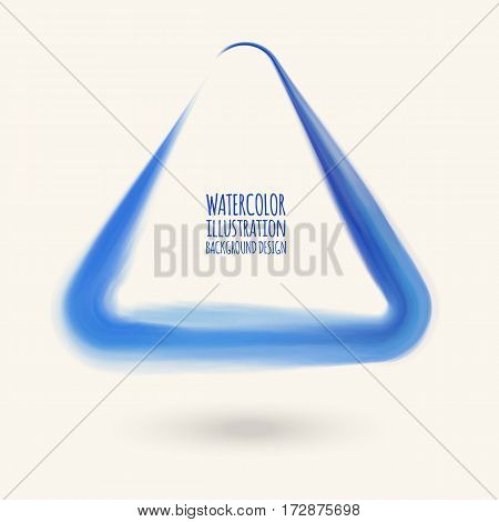 Vector Triangle Blue Vector & Photo (Free Trial) | Bigstock