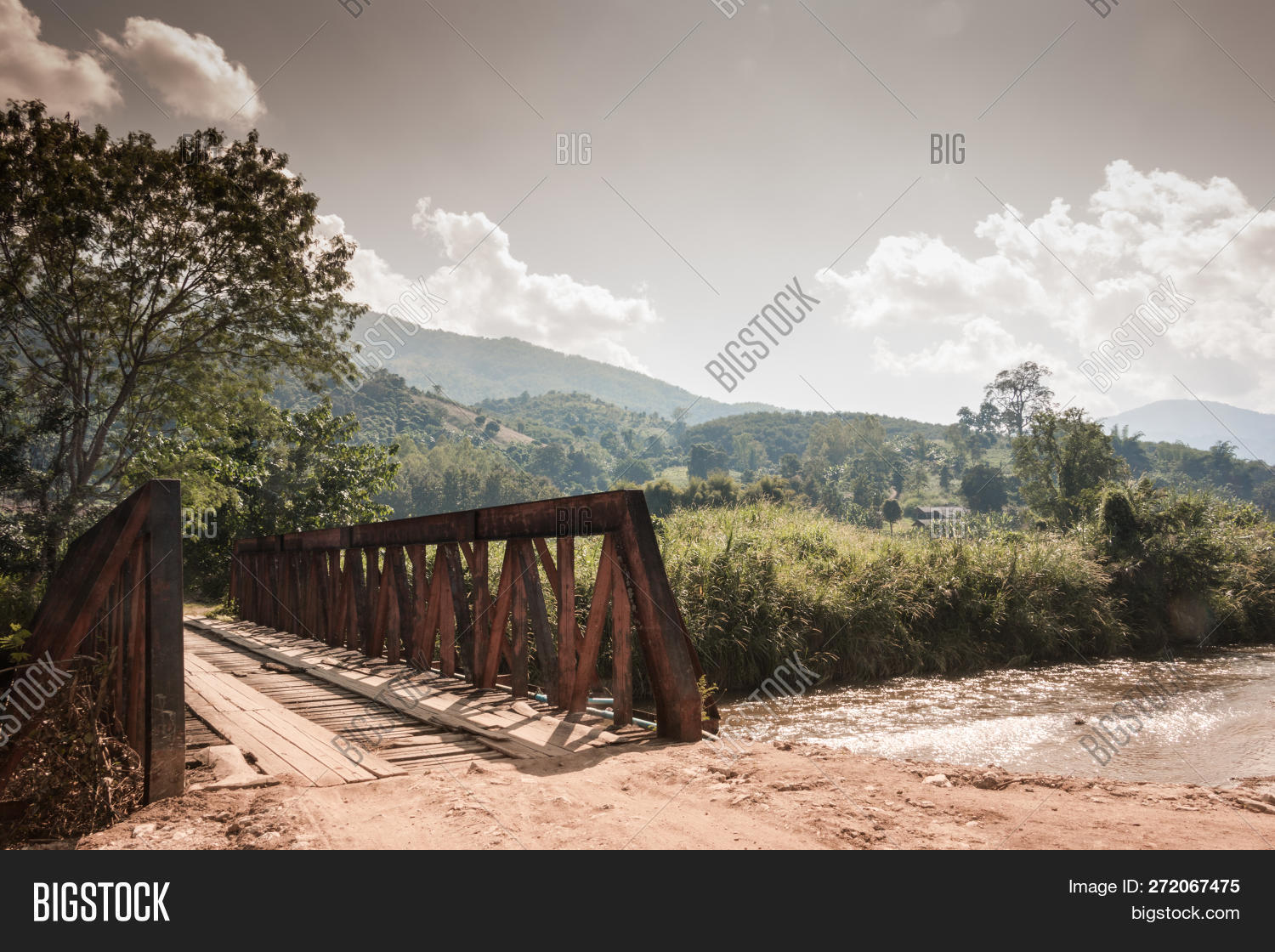 Old Iron Bridge, Image & Photo (Free Trial) | Bigstock