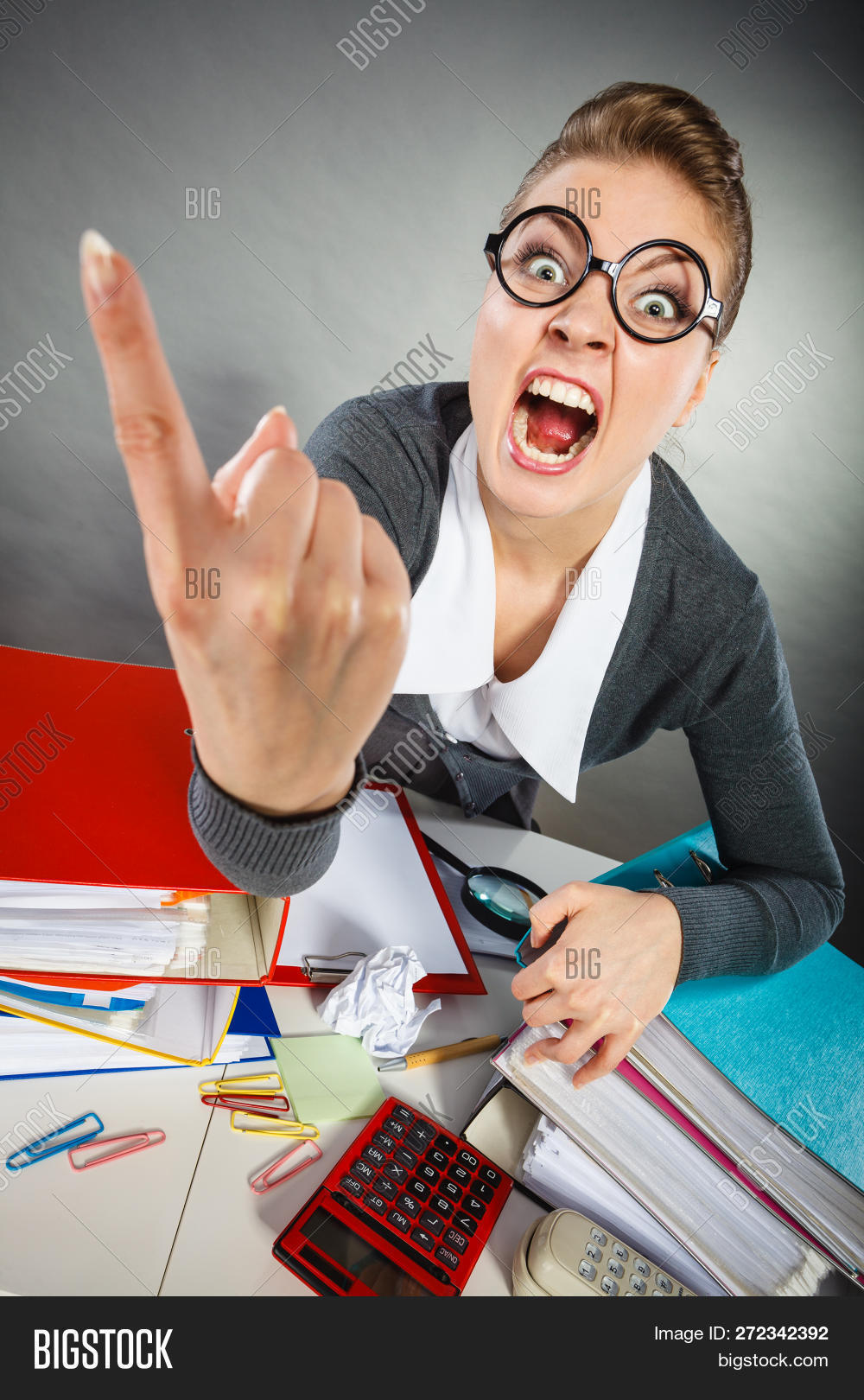 Negative Facial Image & Photo (Free Trial) | Bigstock