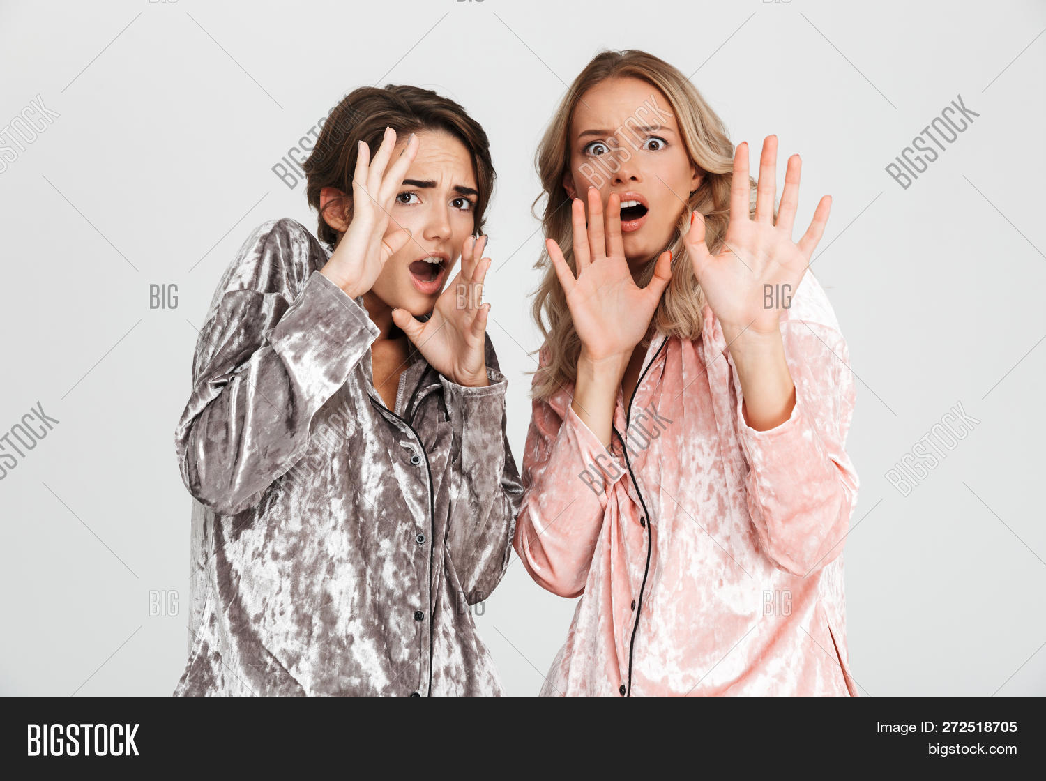 Two Scared Girls Image & Photo (Free Trial) | Bigstock