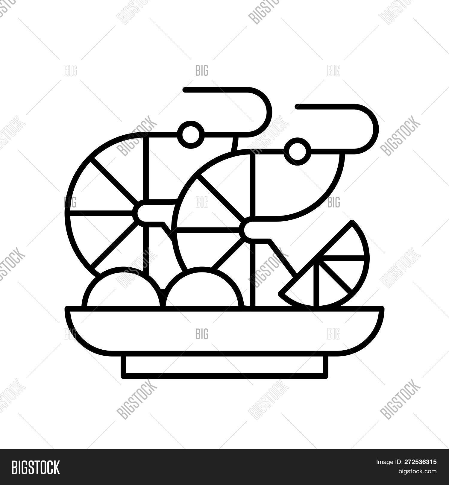 Shrimp Cocktail Vector
