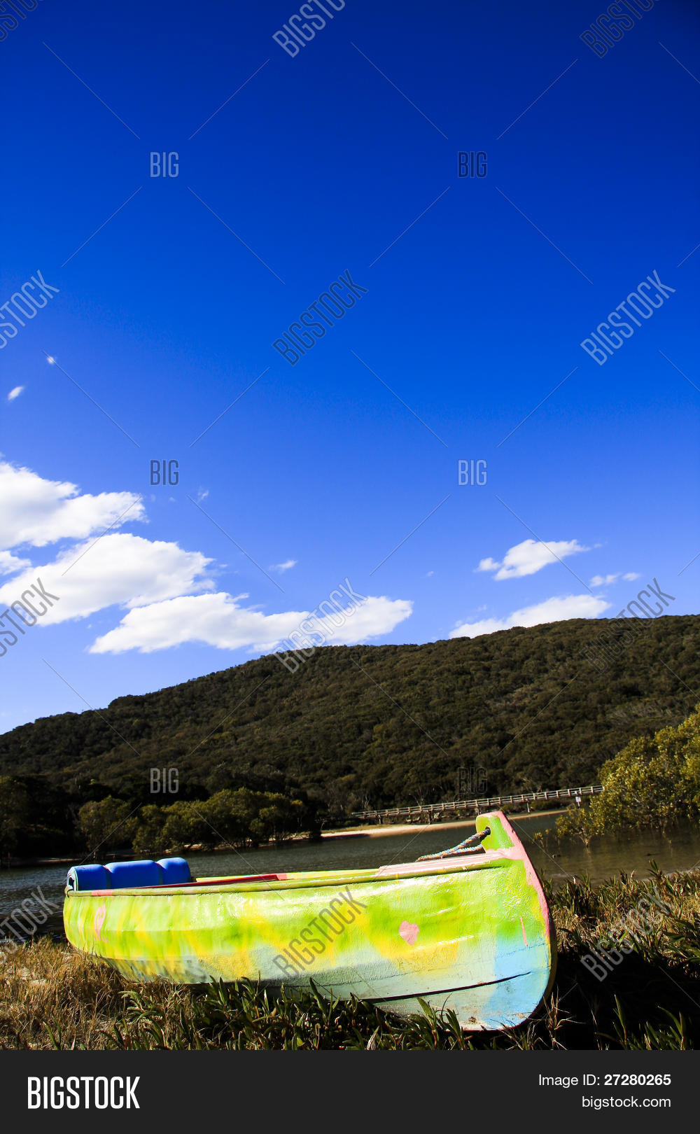 Boat Blue Sky Image & Photo (Free Trial) | Bigstock