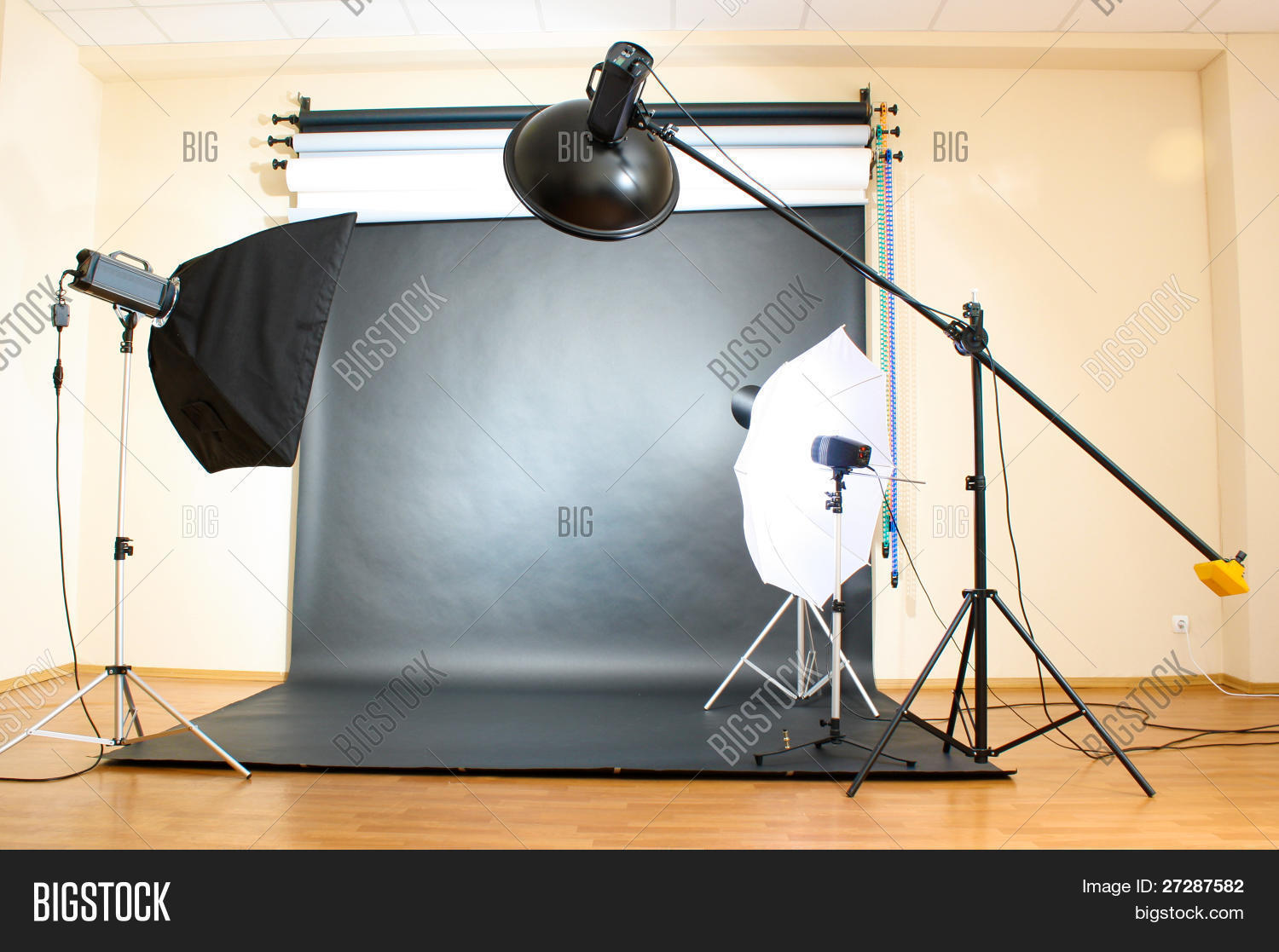 Studio Flash On Grey Image & Photo (Free Trial) | Bigstock
