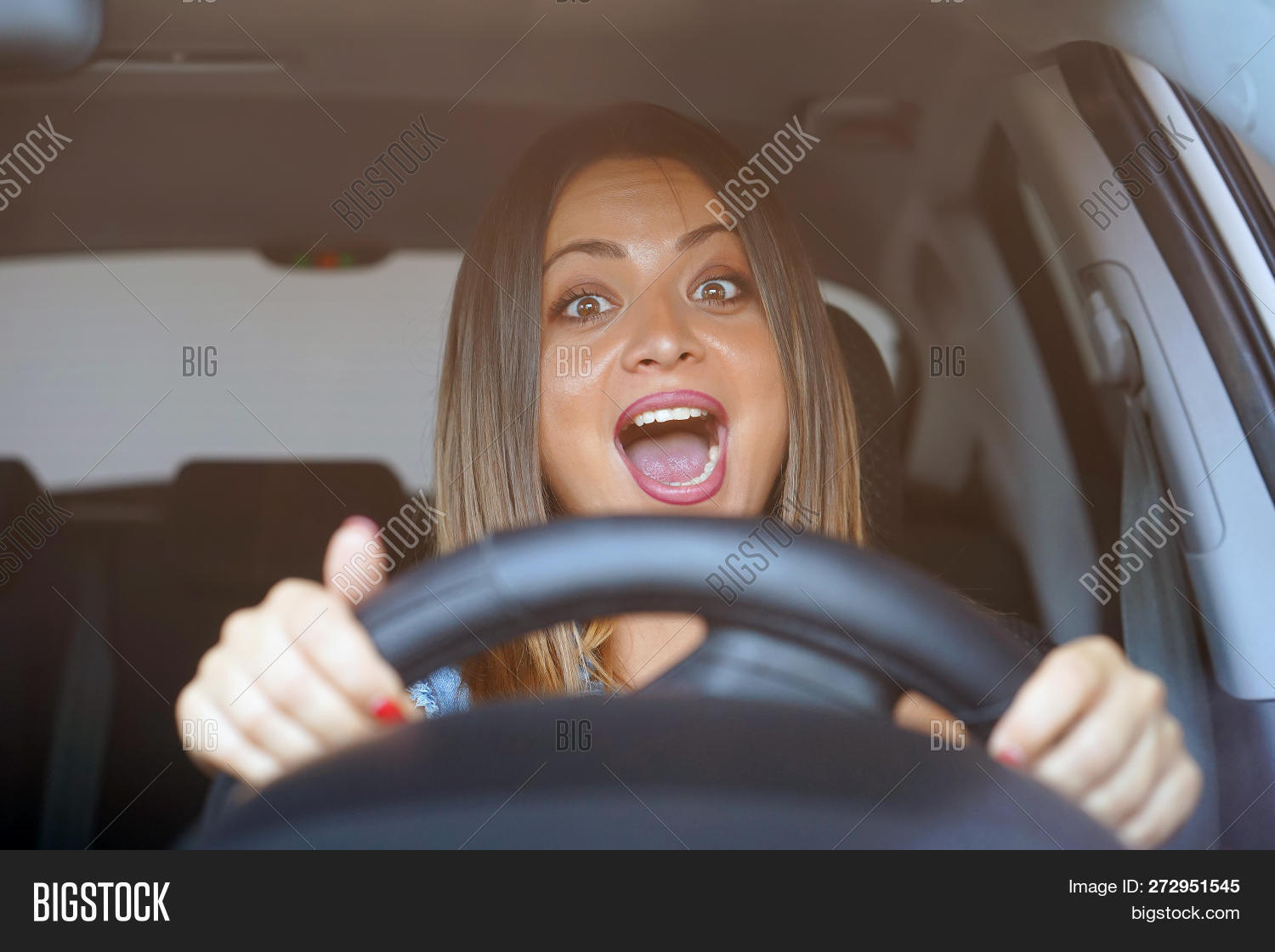 Fright Face Woman, Image & Photo (Free Trial) | Bigstock