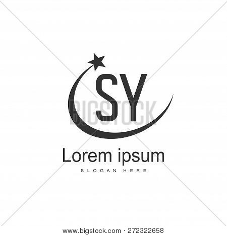 Initial Letter Sy Vector & Photo (Free Trial) | Bigstock